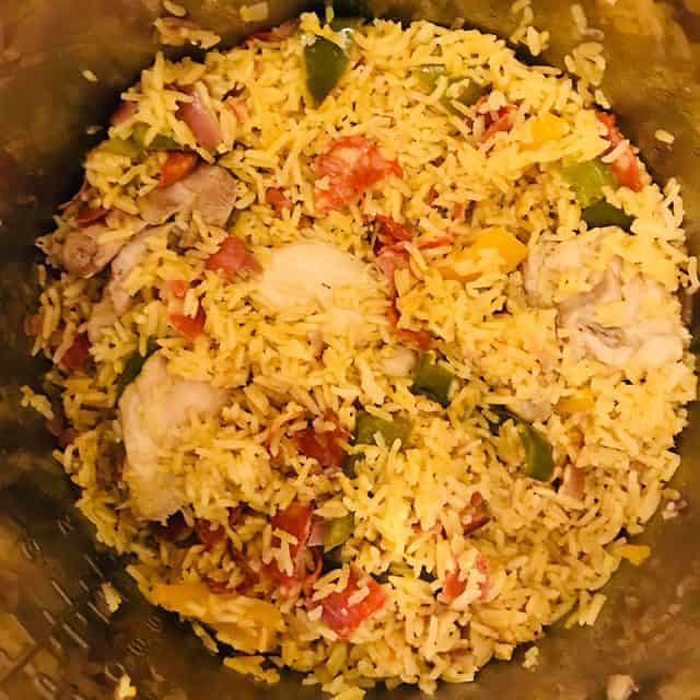 One Pot Spanish Chicken and Rice for Instant Pot (or any electric ...