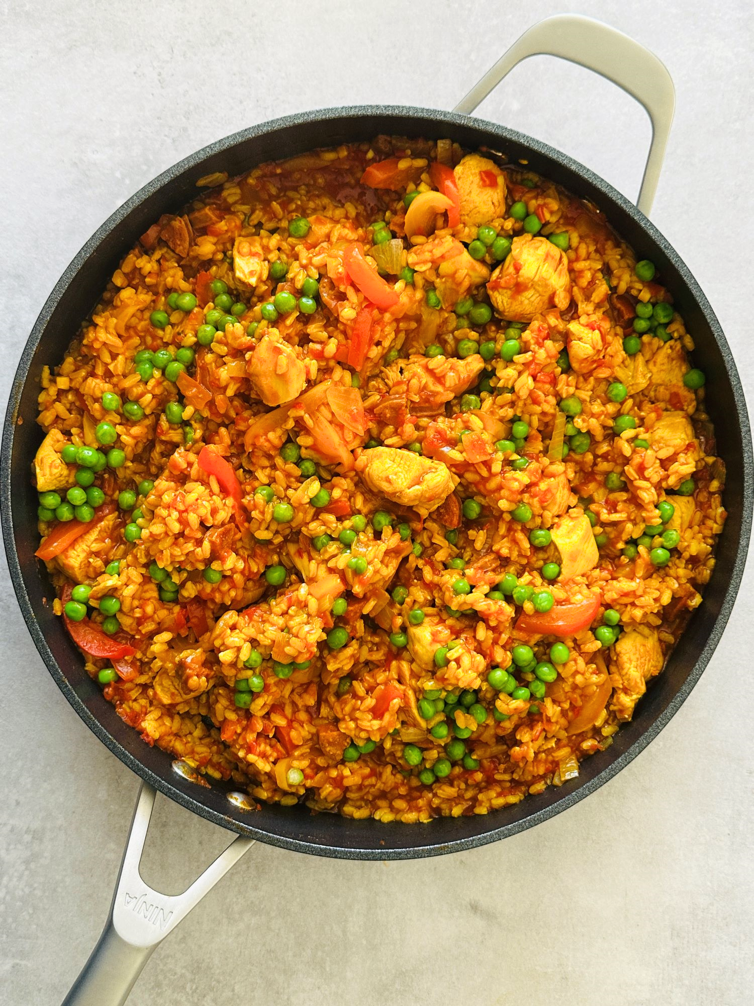 Chicken And Chorizo Paella Recipe One Pot Meal Liana s Kitchen Chicken And Chorizo Paella Recipe One Pot Meal Liana s Kitchen