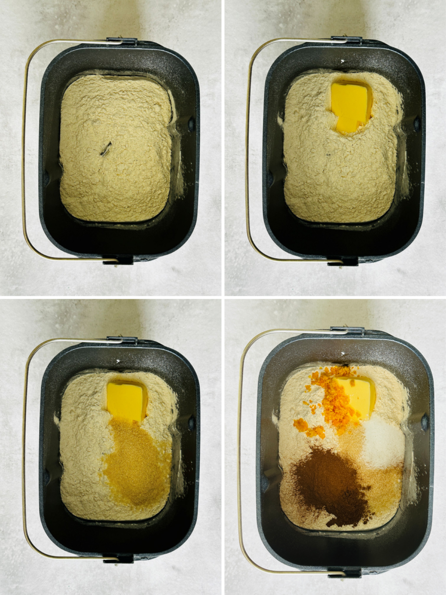 Bread Maker Hot Cross Bun Loaf - Liana's Kitchen