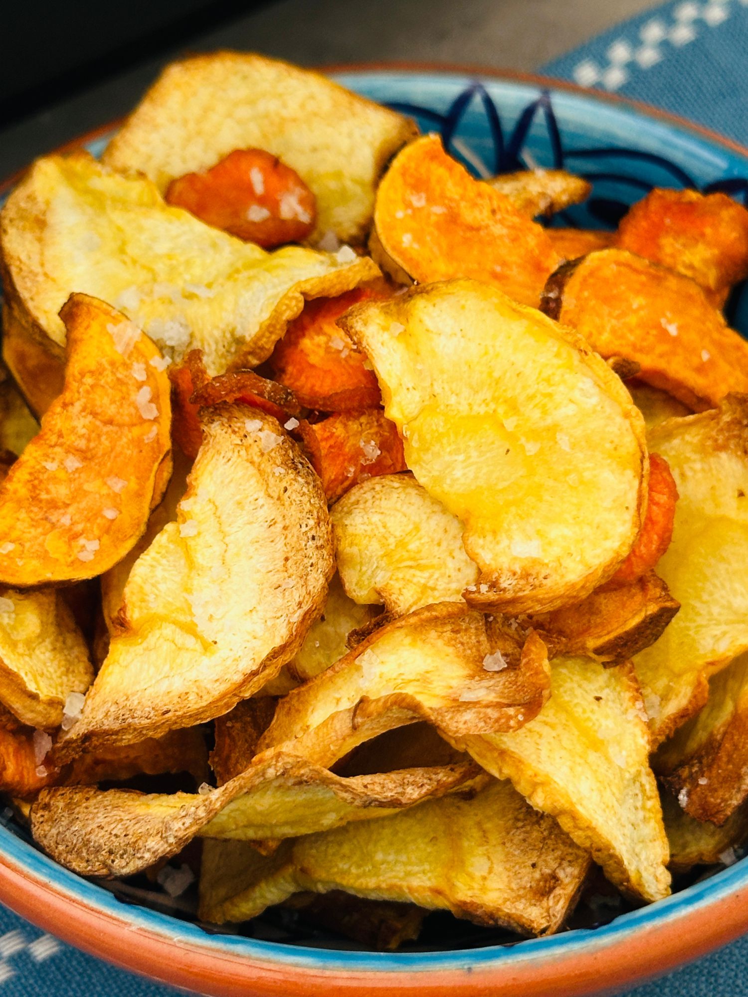 Air Fryer Vegetable Crisps - Liana's Kitchen