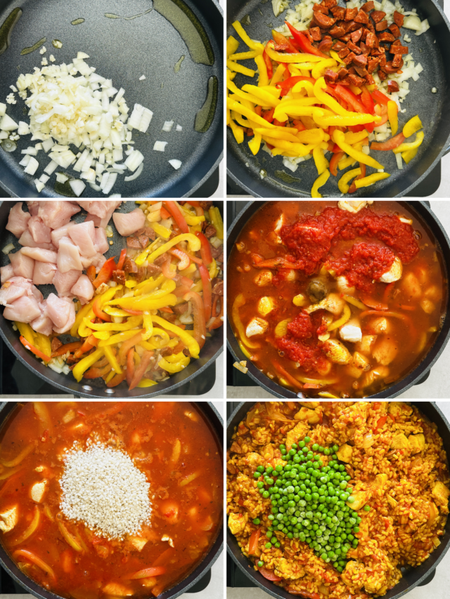Chicken and Chorizo Paella Recipe (One Pot Meal) - Liana's Kitchen