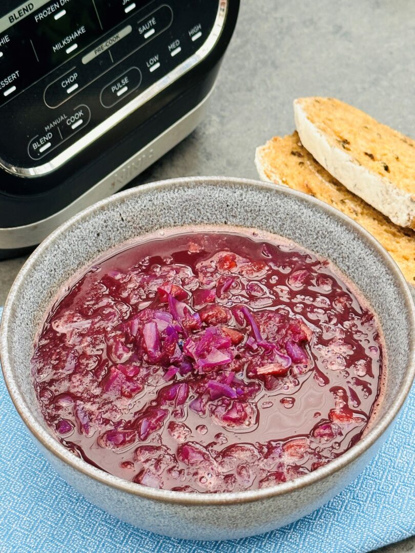Soup Maker Red Cabbage Soup - Liana's Kitchen