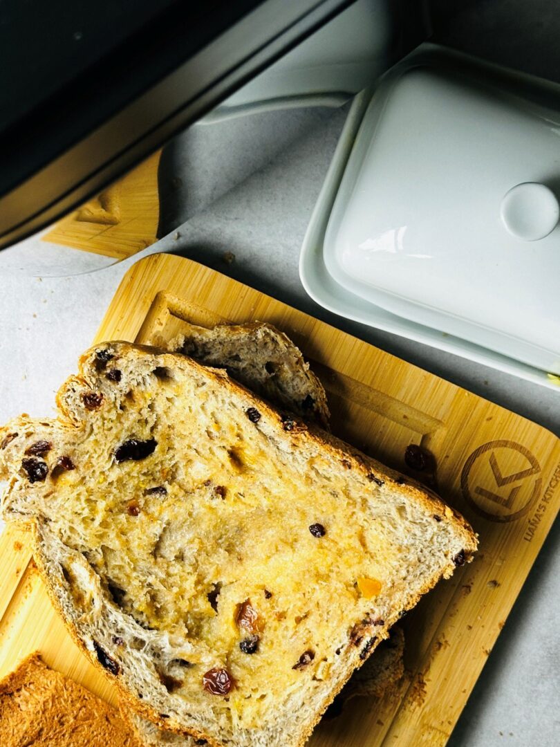 Bread Maker Hot Cross Bun Loaf - Liana's Kitchen
