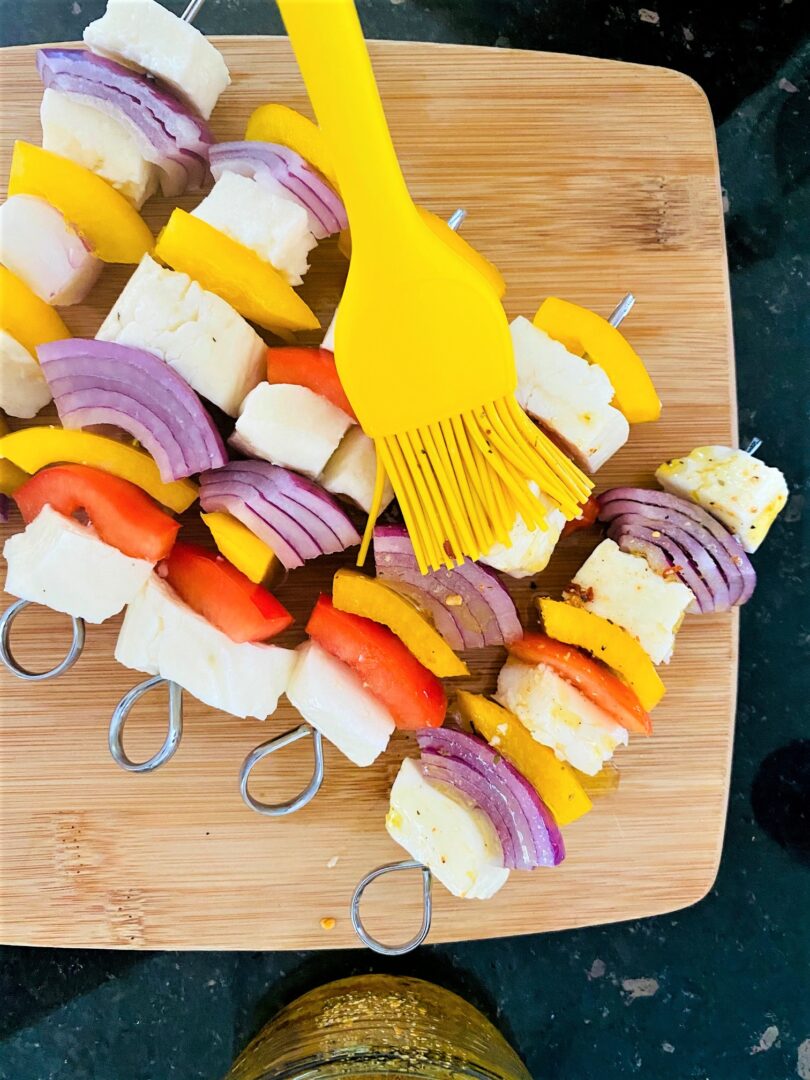 Halloumi Kebabs - Liana's Kitchen