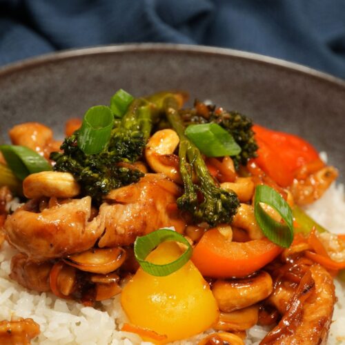 Cashew Chicken Stir Fry Recipe - Liana's Kitchen