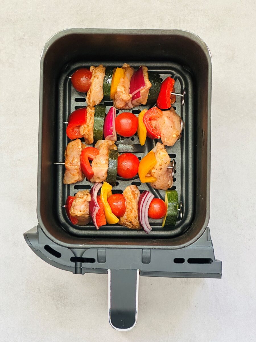 Super Tasty Air Fryer Chicken Kebabs - Liana's Kitchen