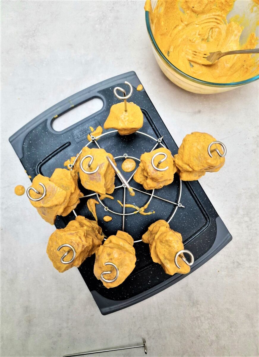 Air Fryer Chicken Tikka Kebabs - Liana's Kitchen