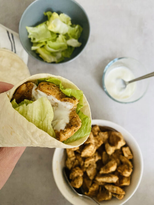Chicken Tikka Wraps - Liana's Kitchen