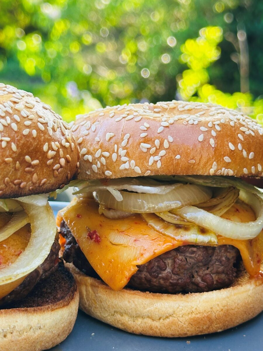 Chilli Burger Recipe - Liana's Kitchen