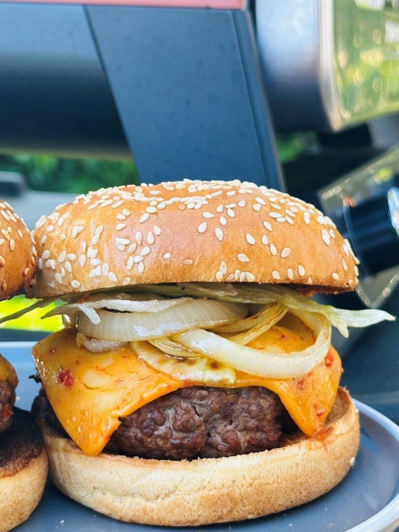 Chilli Burger Recipe - Liana's Kitchen