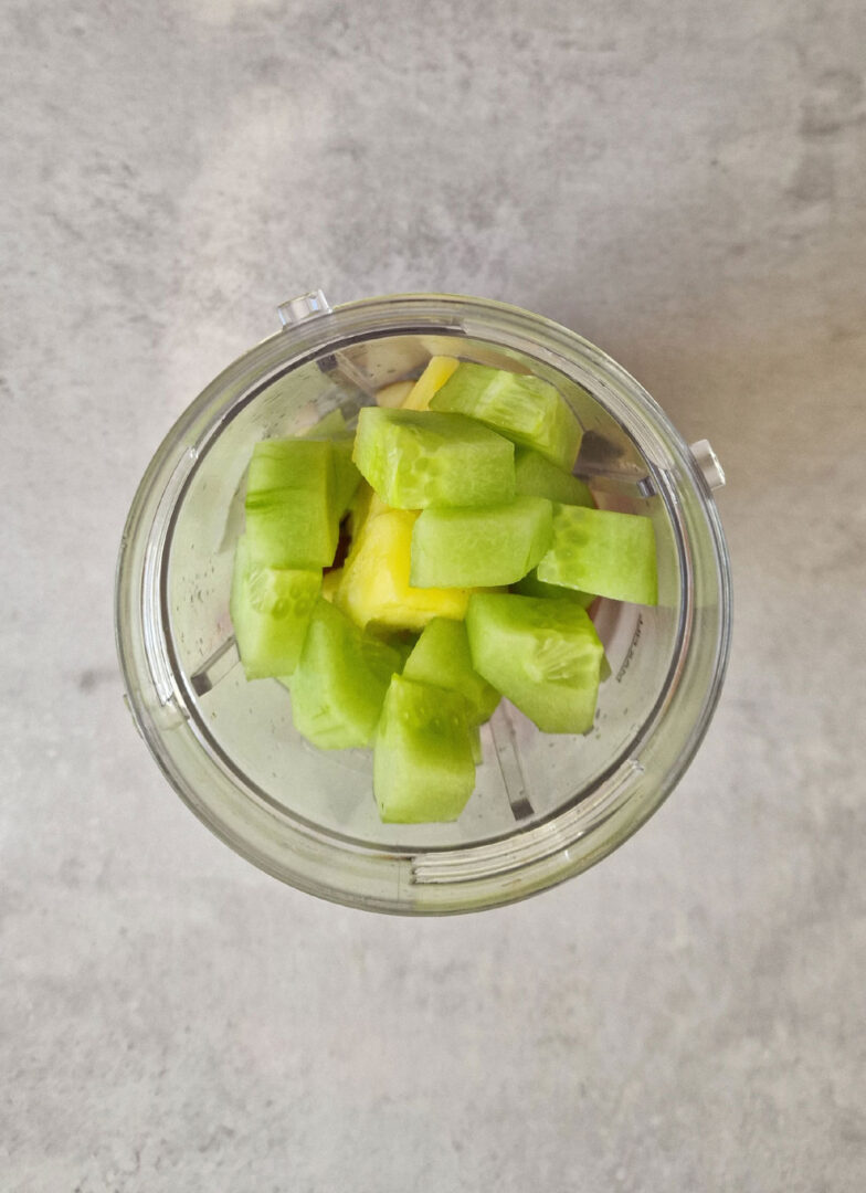 Pineapple, Cucumber and Avocado Green Smoothie - Liana's Kitchen