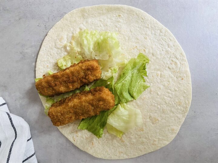 Fish Finger Wrap Recipe - Liana's Kitchen