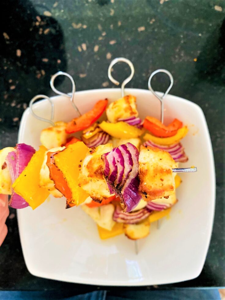 Halloumi Kebabs - Liana's Kitchen