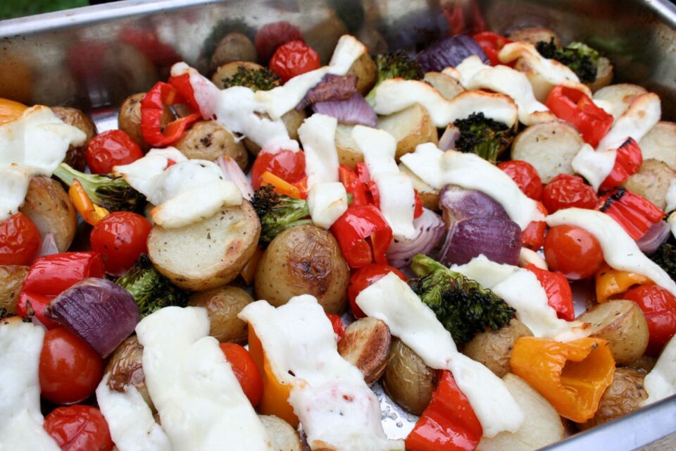Halloumi Tray Bake - Liana's Kitchen