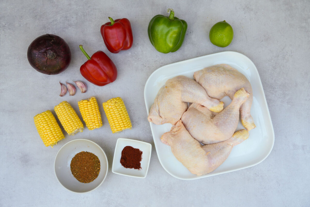 Ninja Woodfire Cajun Chicken Tray Bake - Liana's Kitchen