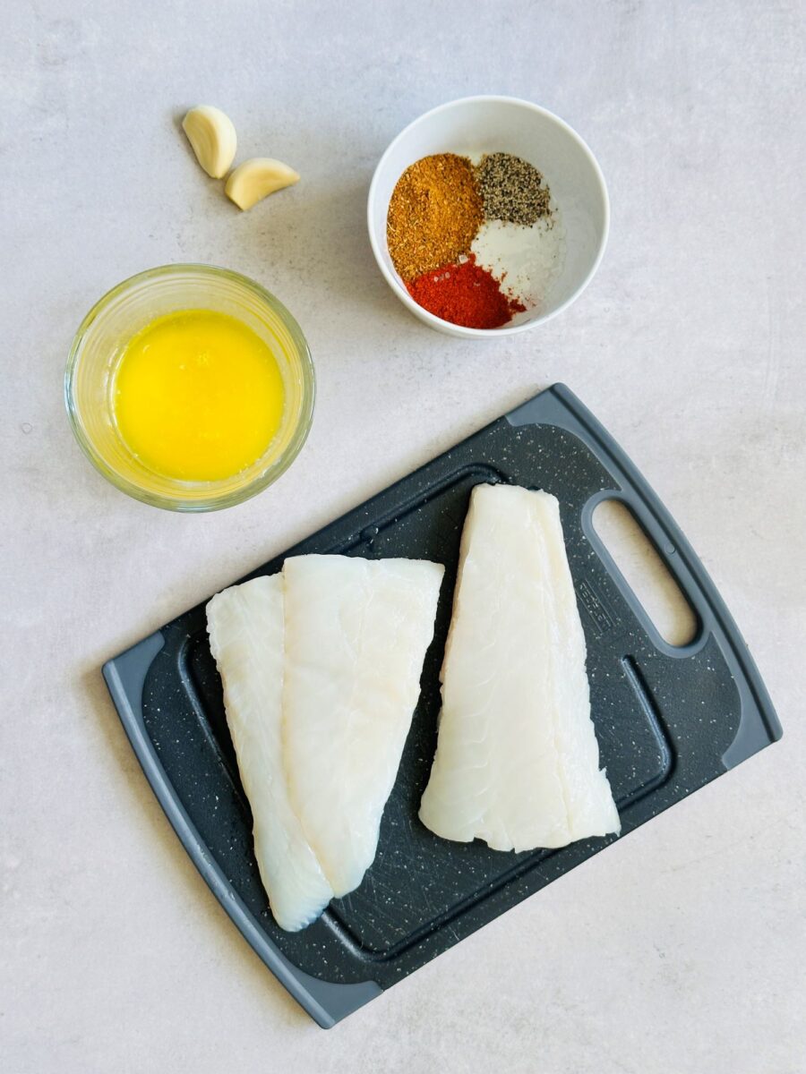 Cajun Garlic Butter Cod Air Fryer Recipe - Liana's Kitchen