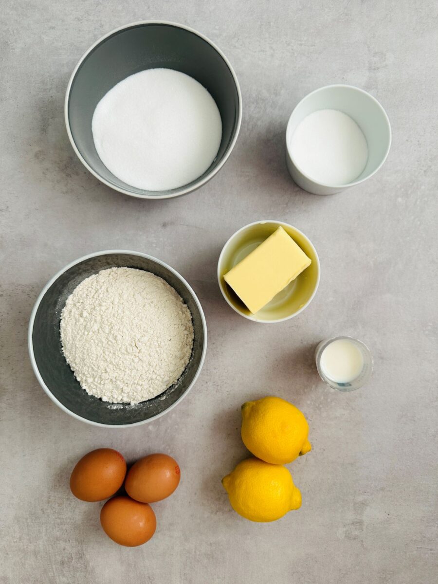 Air Fryer Lemon Drizzle Cake - Liana's Kitchen