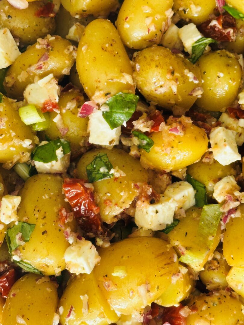 Mediterranean Style Potato Salad - Liana's Kitchen
