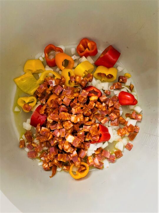 Ninja Foodi Chicken and Chorizo Stew (Pressure Cooker) - Liana's Kitchen