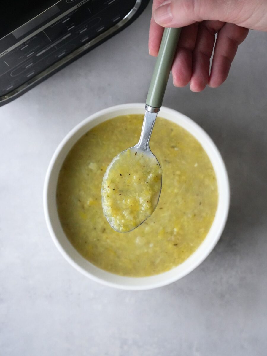 Cabbage and Leek Soup (in a soup maker) - Liana's Kitchen