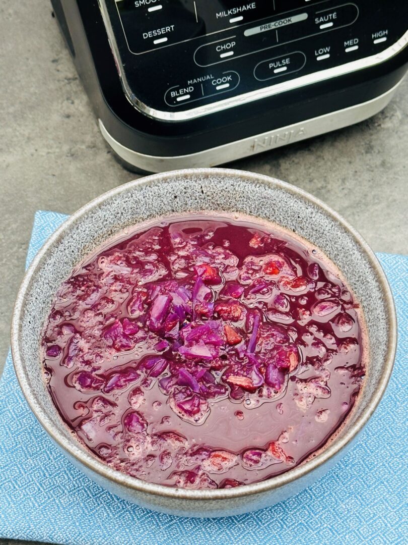 Soup Maker Red Cabbage Soup - Liana's Kitchen