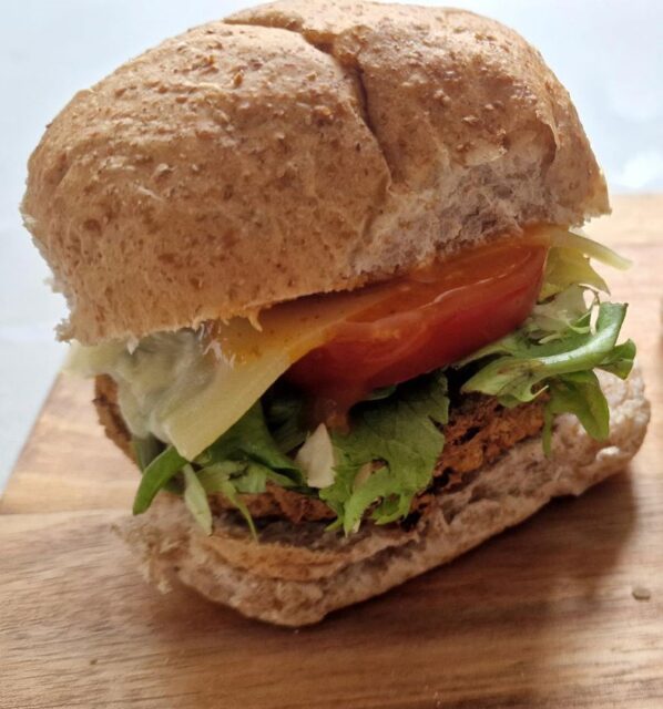 Spicy Bean Burger Recipe - Liana's Kitchen