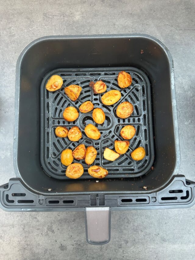 Air Fryer Tinned Potatoes - A Quick Side Dish - Liana's Kitchen